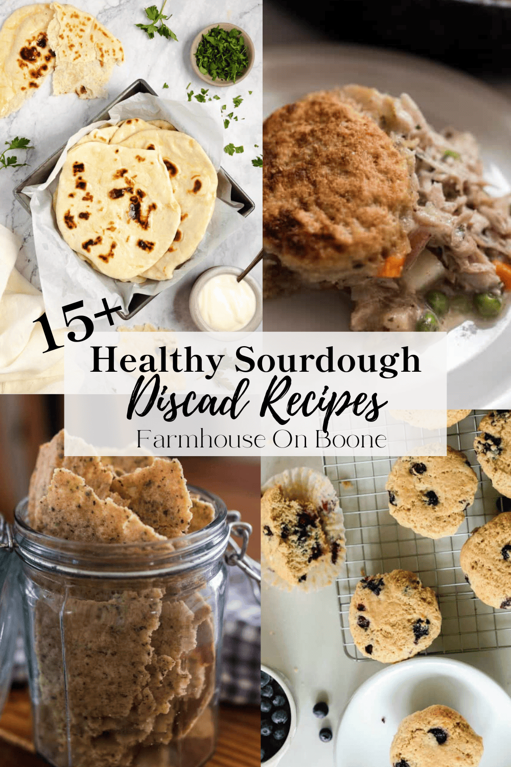 15+ Healthy Sourdough Discard Recipes - Farmhouse on Boone