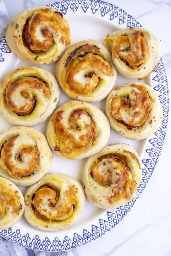 Easy Sourdough Ham and Cheese Rolls - Farmhouse on Boone