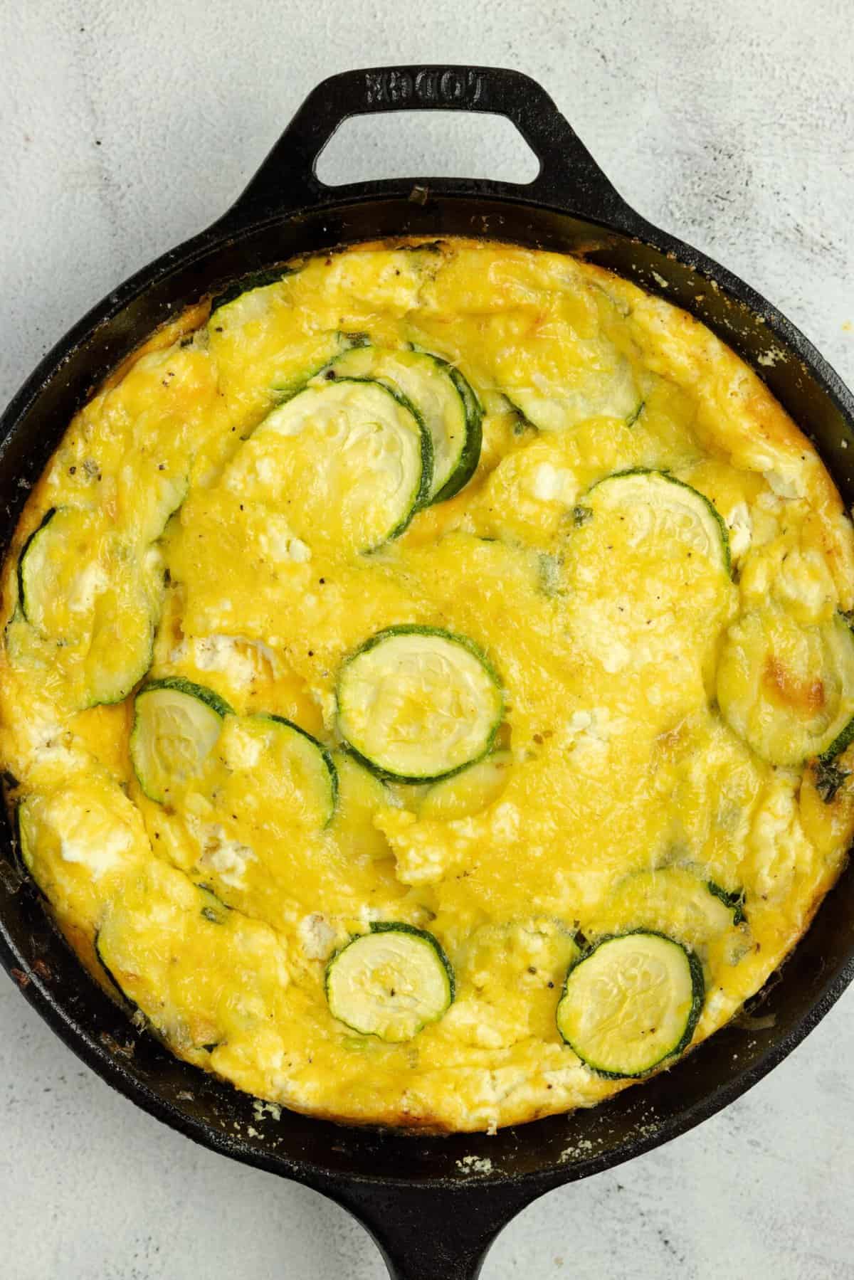Easy Zucchini Frittata - Farmhouse on Boone