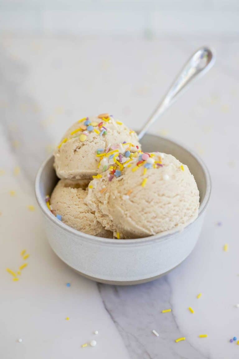 Homemade Dairy Free Date Ice Cream Recipe - Farmhouse on Boone