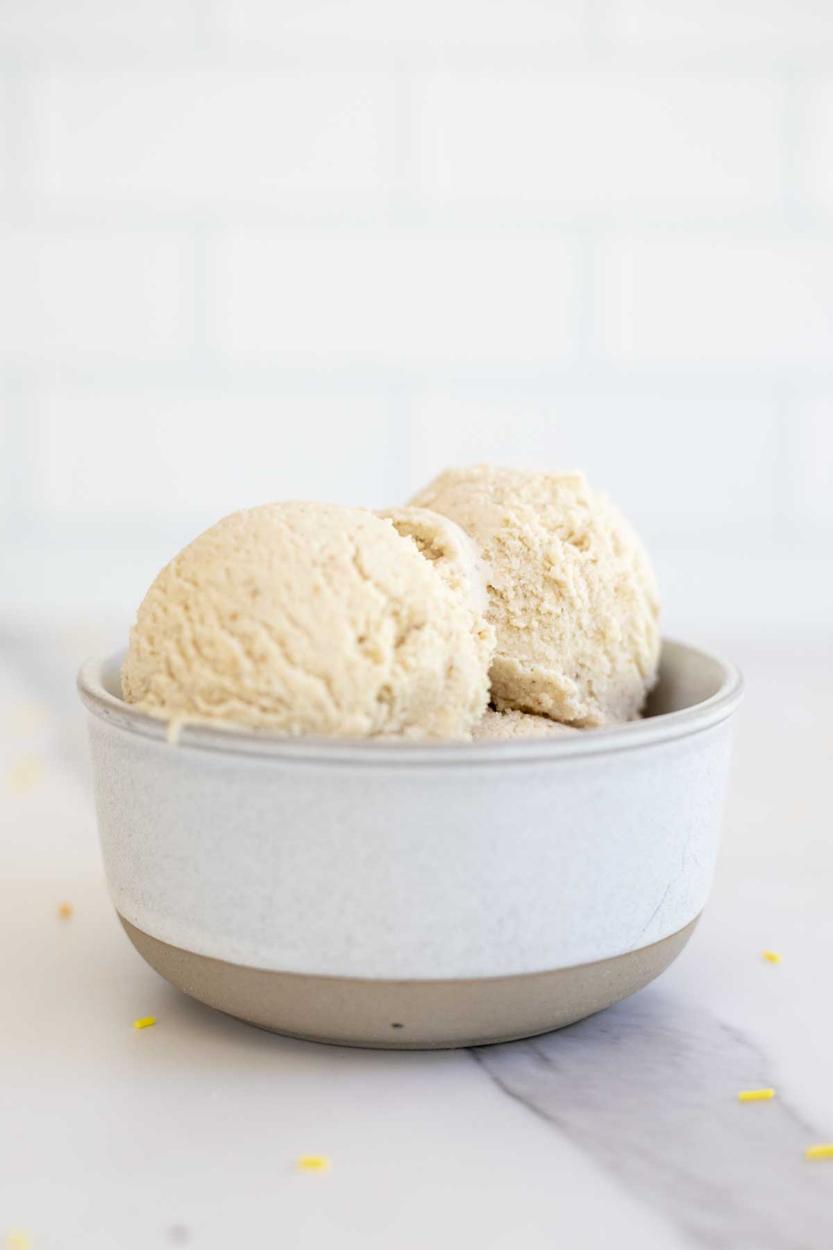 Homemade Dairy Free Date Ice Cream Recipe - Farmhouse on Boone