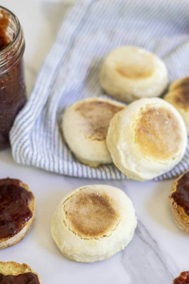 Sourdough Discard English Muffins - Farmhouse on Boone
