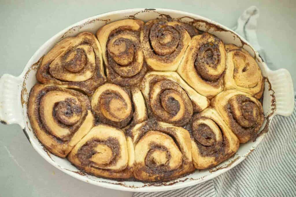 Sourdough Brioche Cinnamon Rolls - Farmhouse on Boone