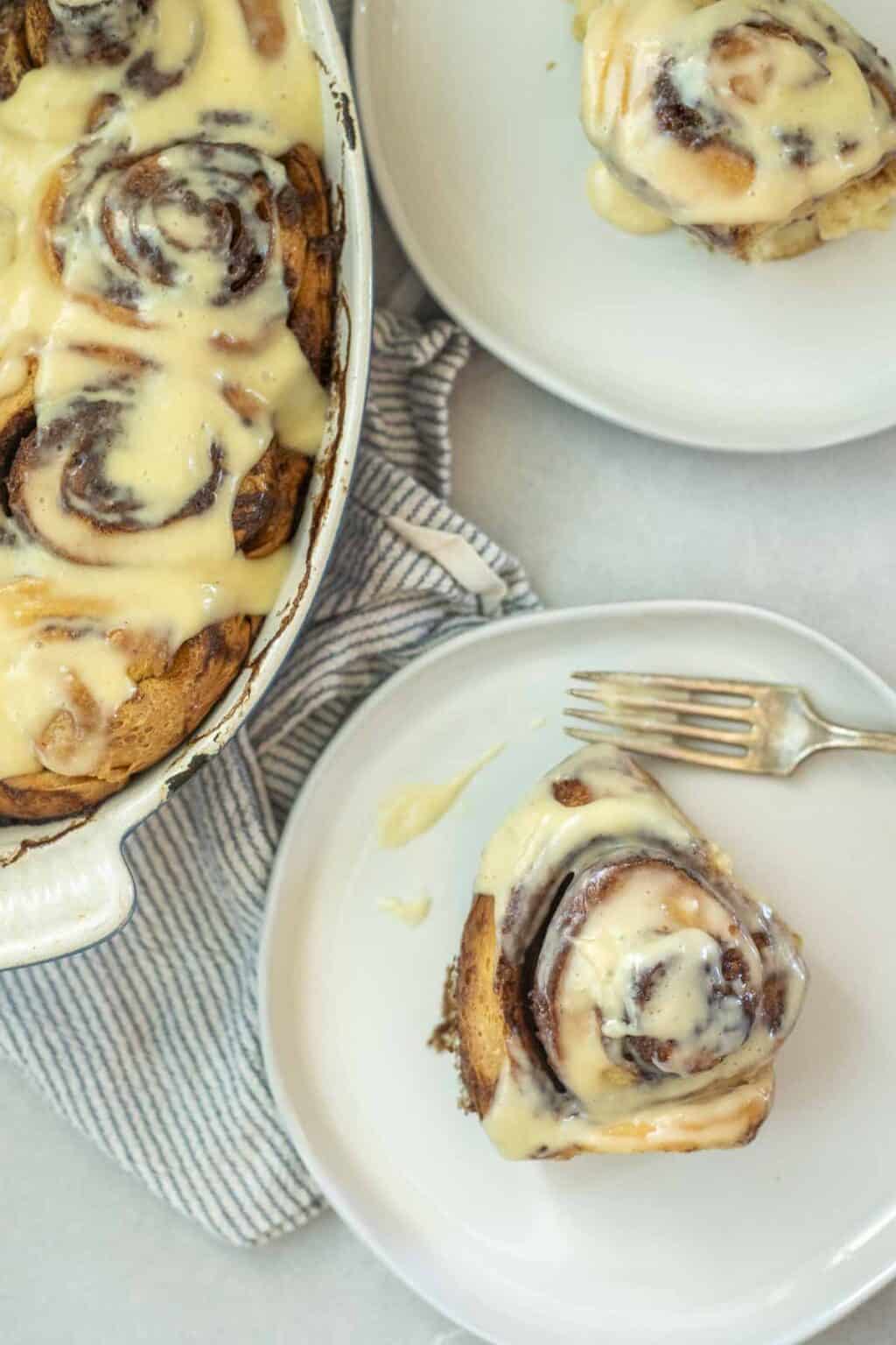 Sourdough Brioche Cinnamon Rolls - Farmhouse on Boone