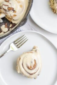 Easy Cinnamon Roll Icing Recipe - Farmhouse on Boone
