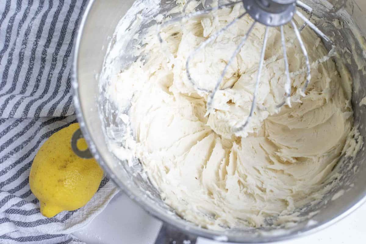 The Best Lemon Buttercream Frosting - Farmhouse on Boone