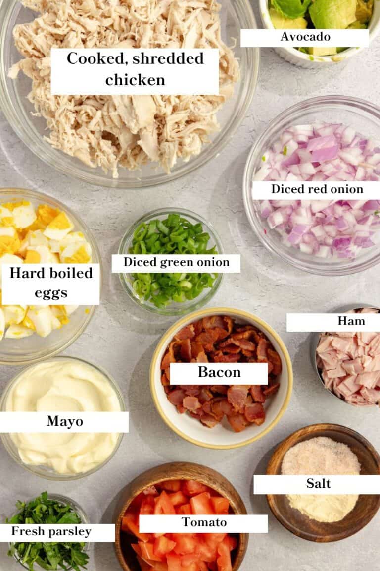 Easy Cobb Chicken Salad Recipe - Farmhouse on Boone