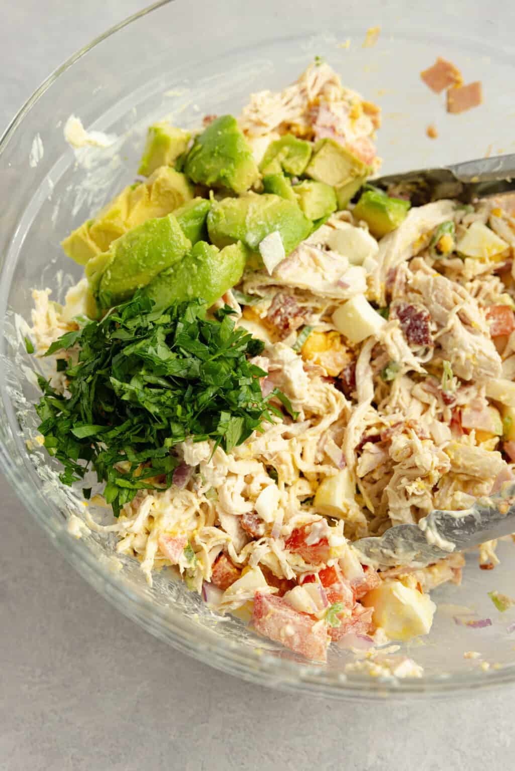 Easy Cobb Chicken Salad Recipe - Farmhouse on Boone