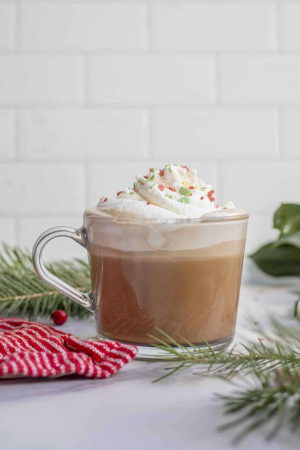 Homemade Peppermint Mocha Recipe - Farmhouse on Boone