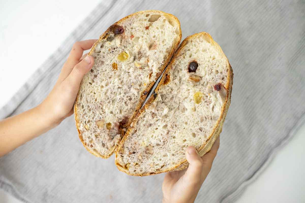 Sourdough Fruit Bread - Farmhouse on Boone