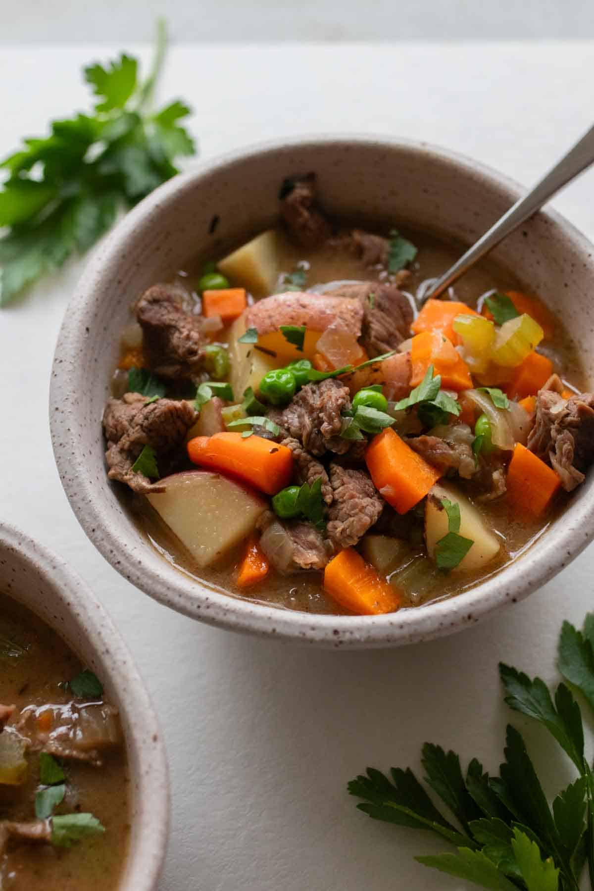 Classic Dutch Oven Beef Stew Recipe - Farmhouse on Boone