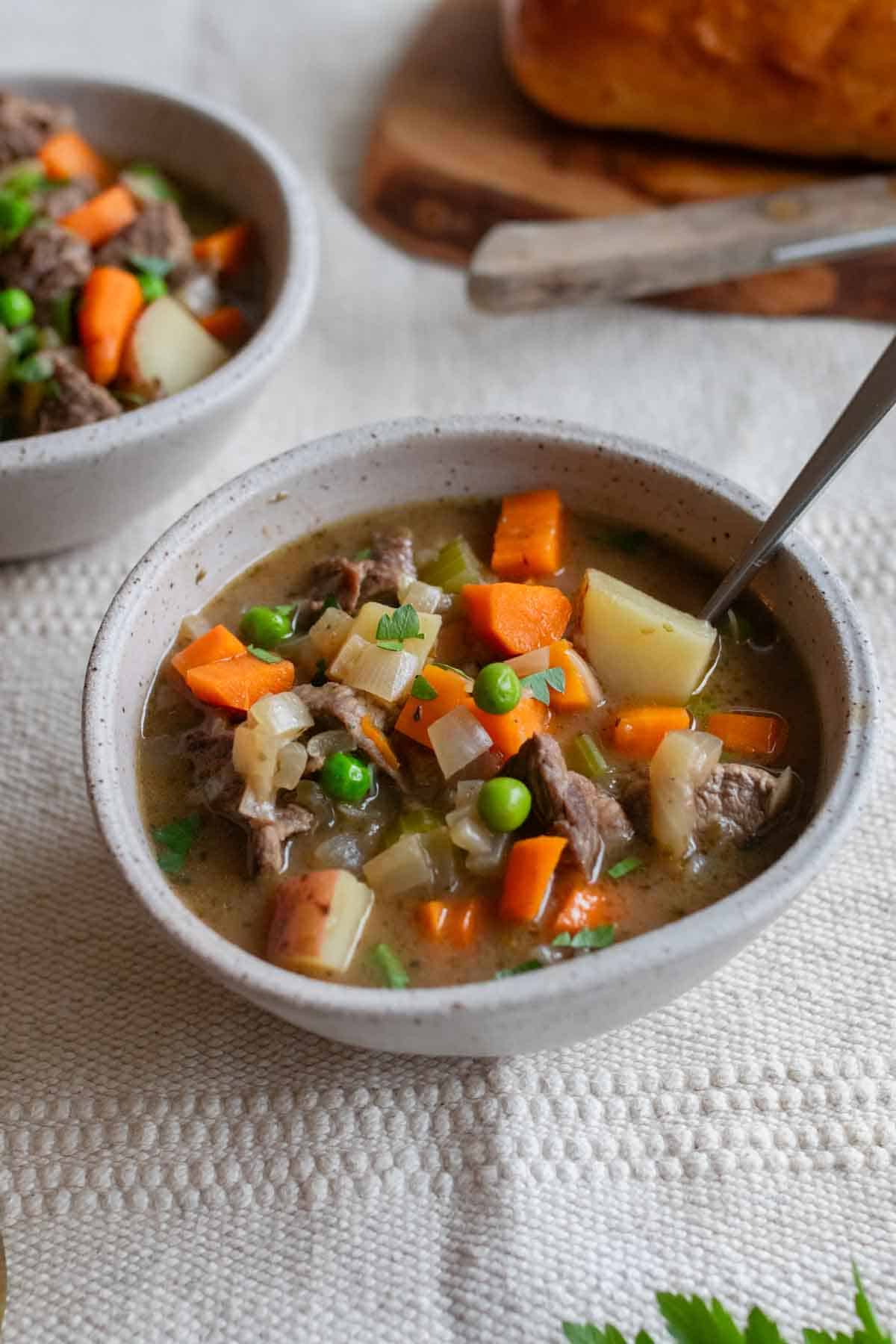 Classic Dutch Oven Beef Stew Recipe - Farmhouse on Boone