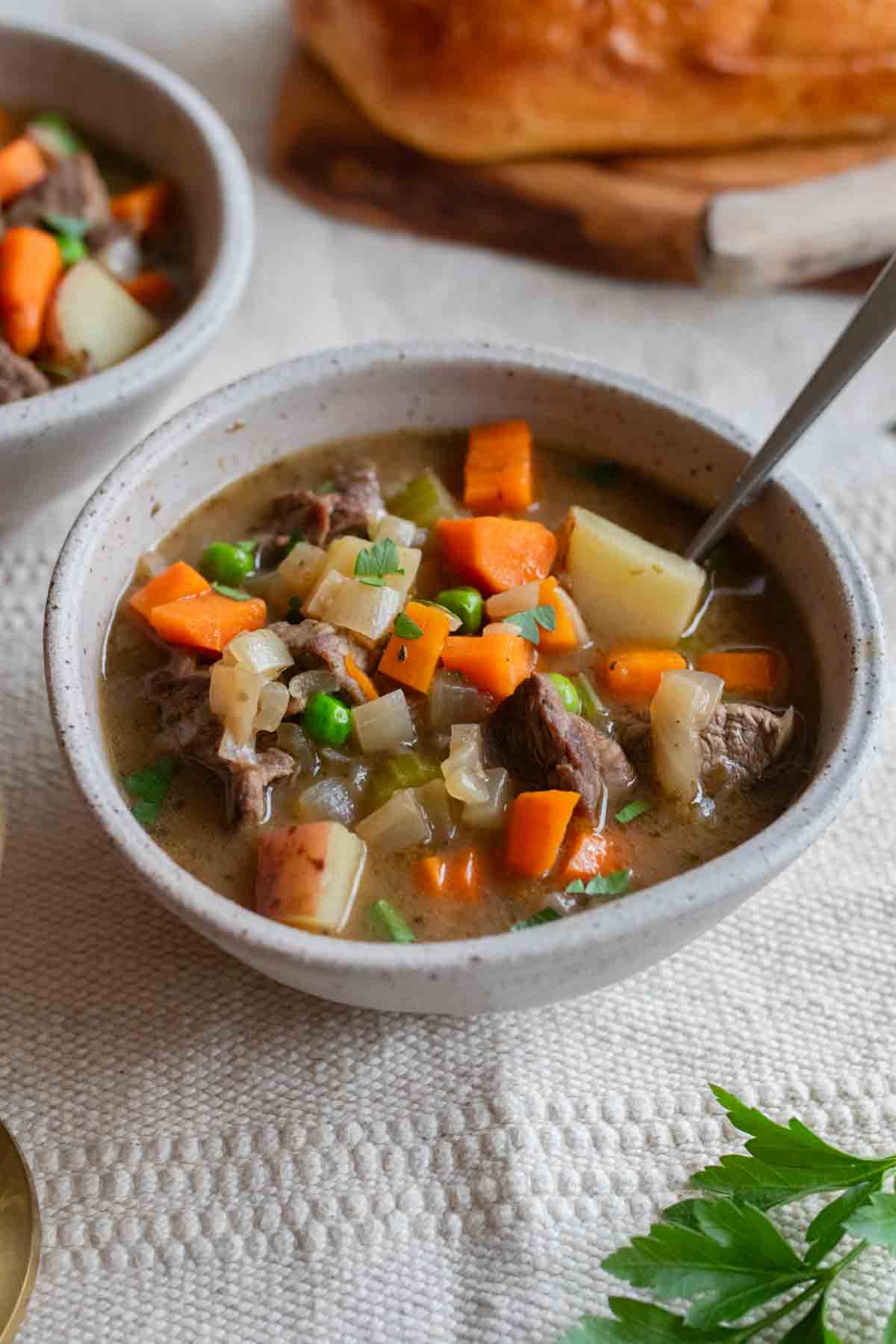 Classic Dutch Oven Beef Stew Recipe - Farmhouse on Boone