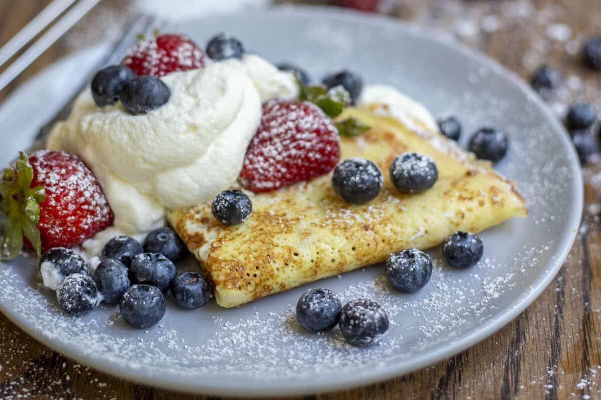 Easy Whipped Cream Cheese Crepe Filling Recipe - Farmhouse on Boone