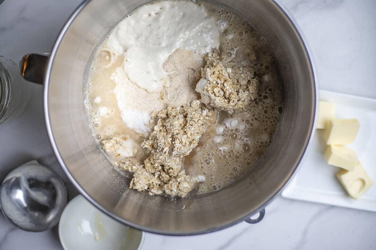 Sourdough Oatmeal Bread - Farmhouse on Boone