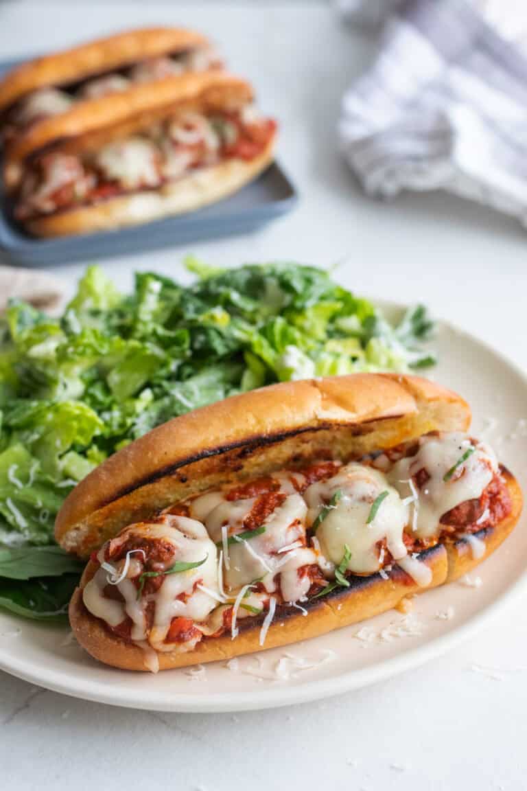 The Ultimate Homemade Meatball Sub Recipe - Farmhouse on Boone