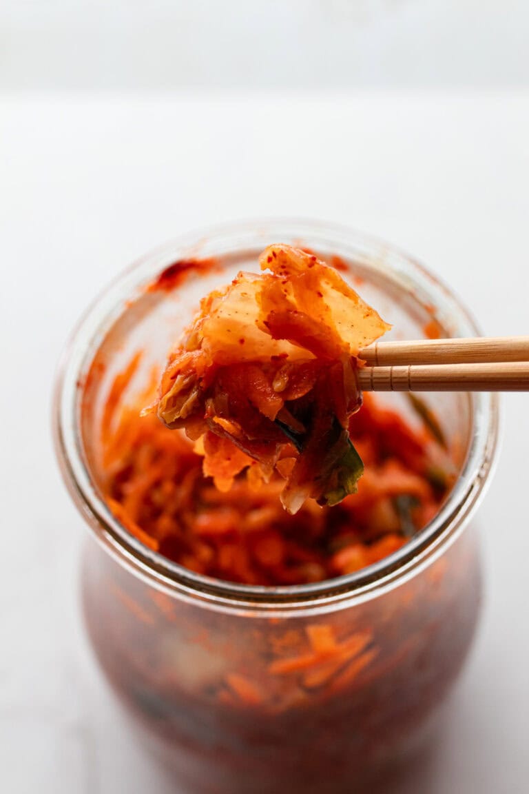 The Best Easy Homemade Kimchi Recipe - Farmhouse on Boone