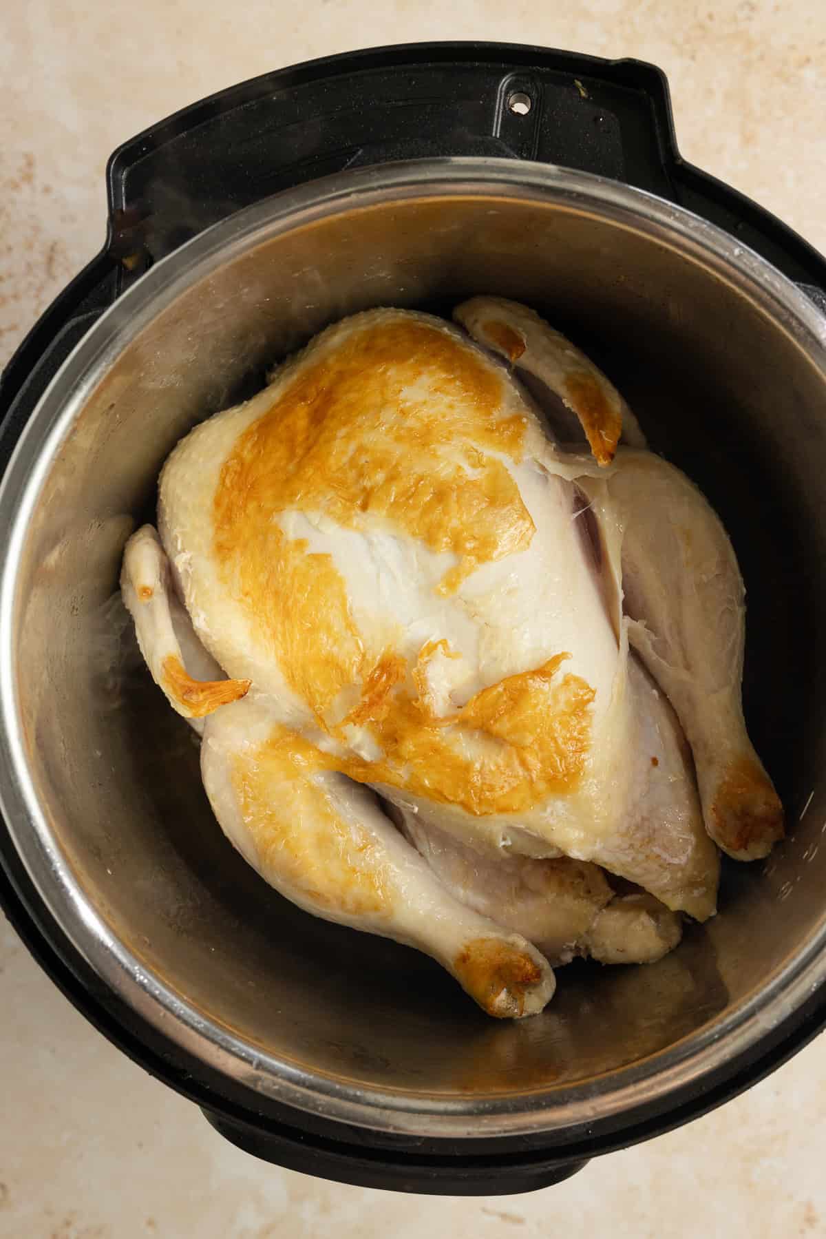 How To Make A Whole Chicken In The Instant Pot - Farmhouse on Boone