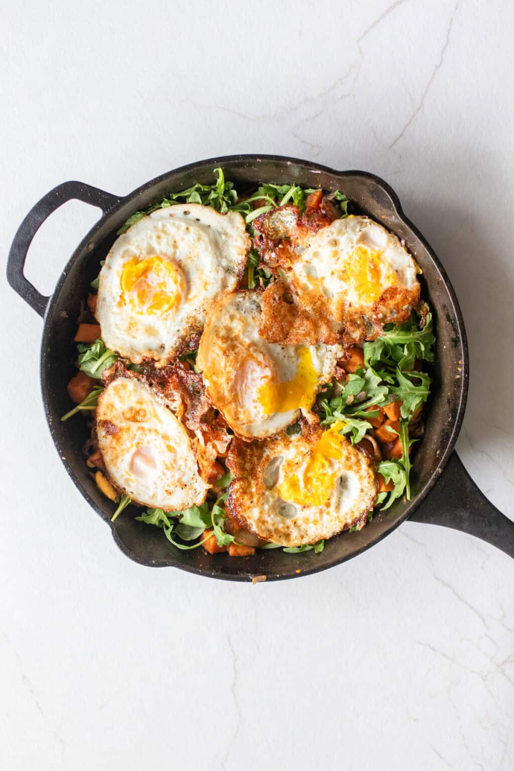Vegetable Hash Recipe in a Cast Iron Skillet - Farmhouse on Boone