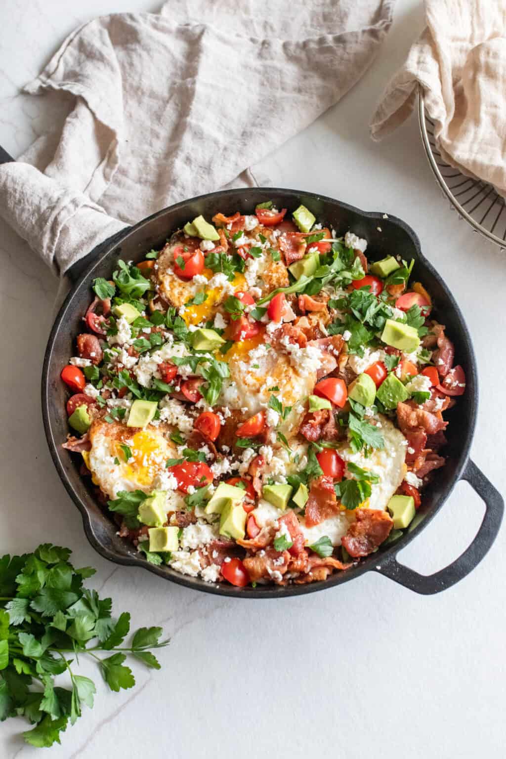 Vegetable Hash Recipe in a Cast Iron Skillet - Farmhouse on Boone