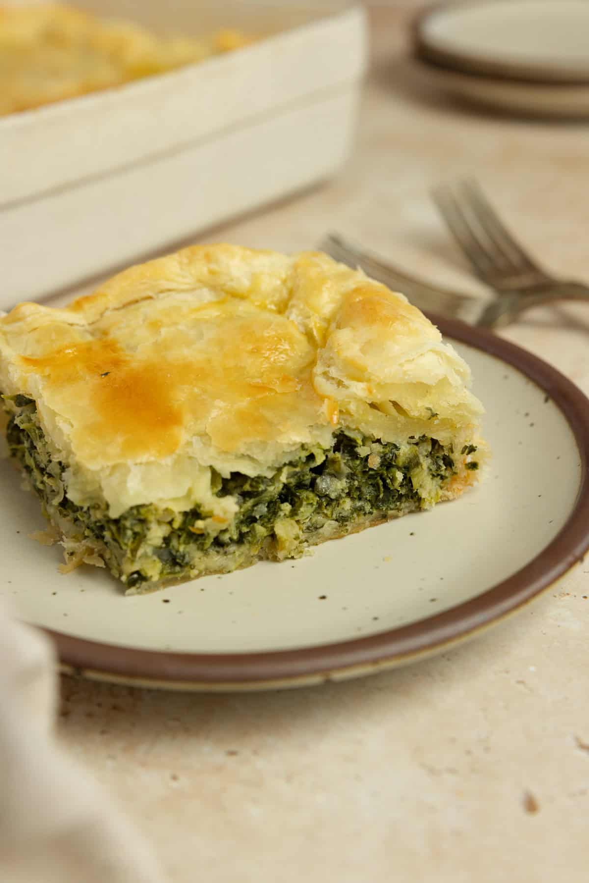 Homemade Spinach Pie Recipe With Puff Pastry - Farmhouse on Boone