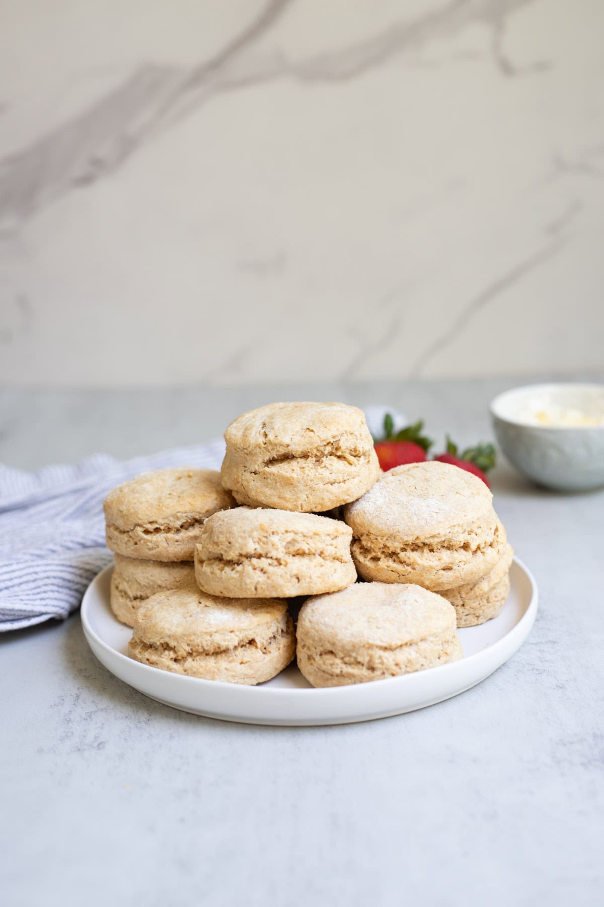 Whole Wheat Biscuits With Fresh Milled Flour - Farmhouse on Boone