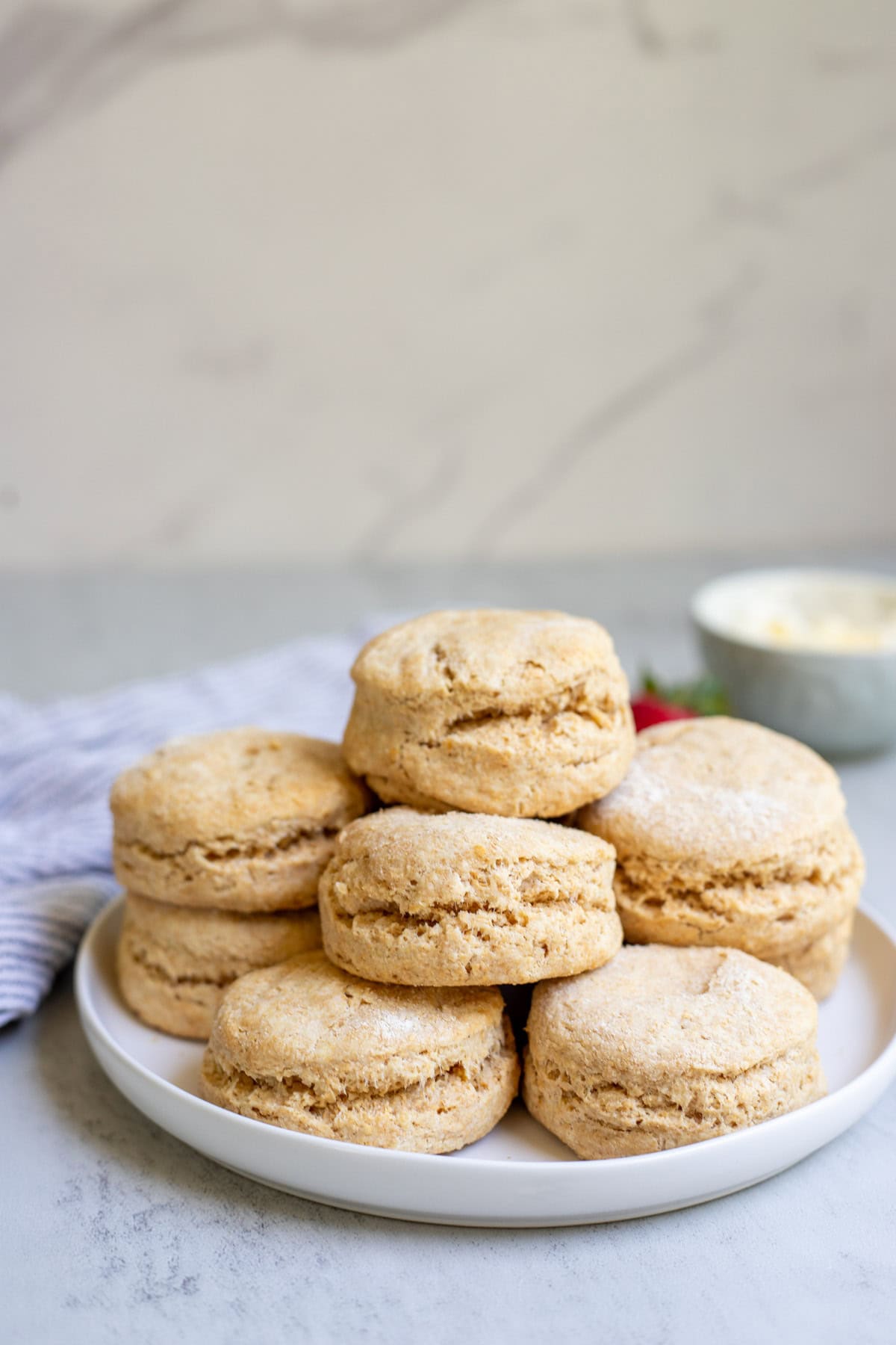 Whole Wheat Biscuits With Fresh Milled Flour - Farmhouse on Boone