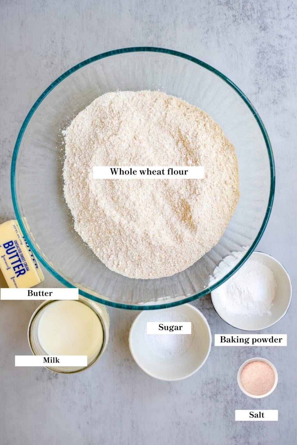Whole Wheat Biscuits With Fresh Milled Flour - Farmhouse on Boone