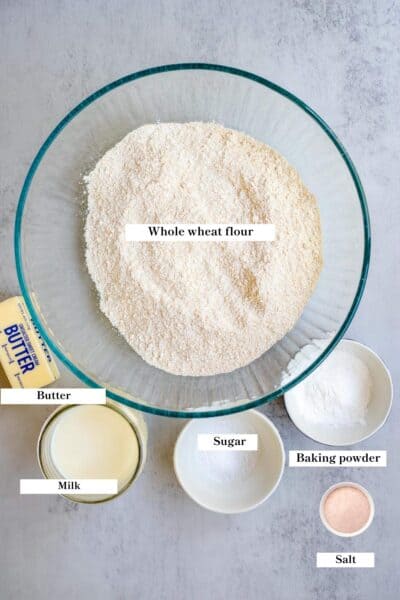 Whole Wheat Biscuits With Fresh Milled Flour - Farmhouse on Boone