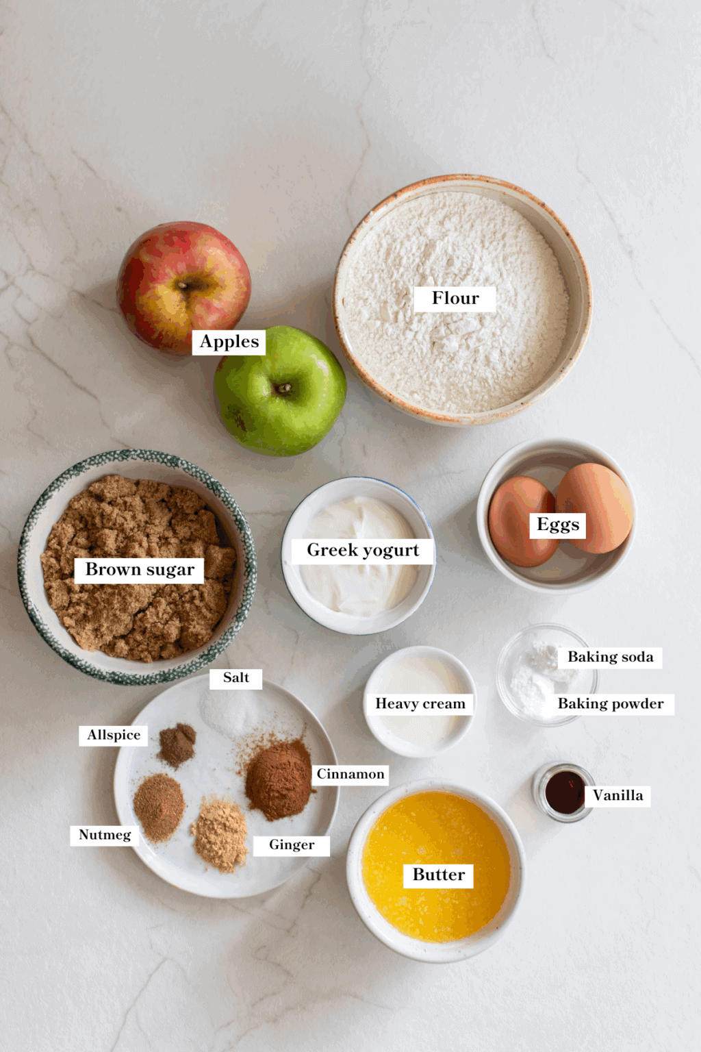 Easy Apple Cake With Caramel Glaze - Farmhouse on Boone