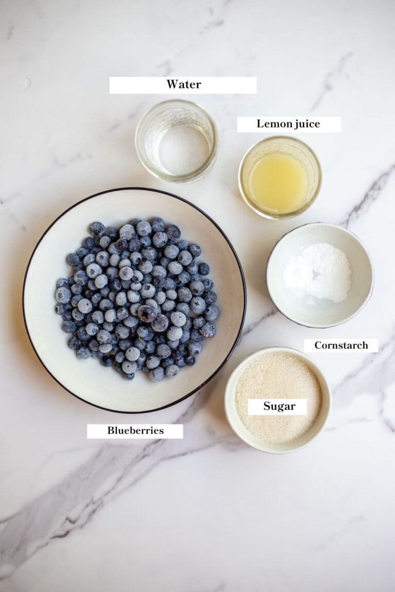 Homemade Blueberry Sauce Recipe (5 Ingredients) - Farmhouse on Boone