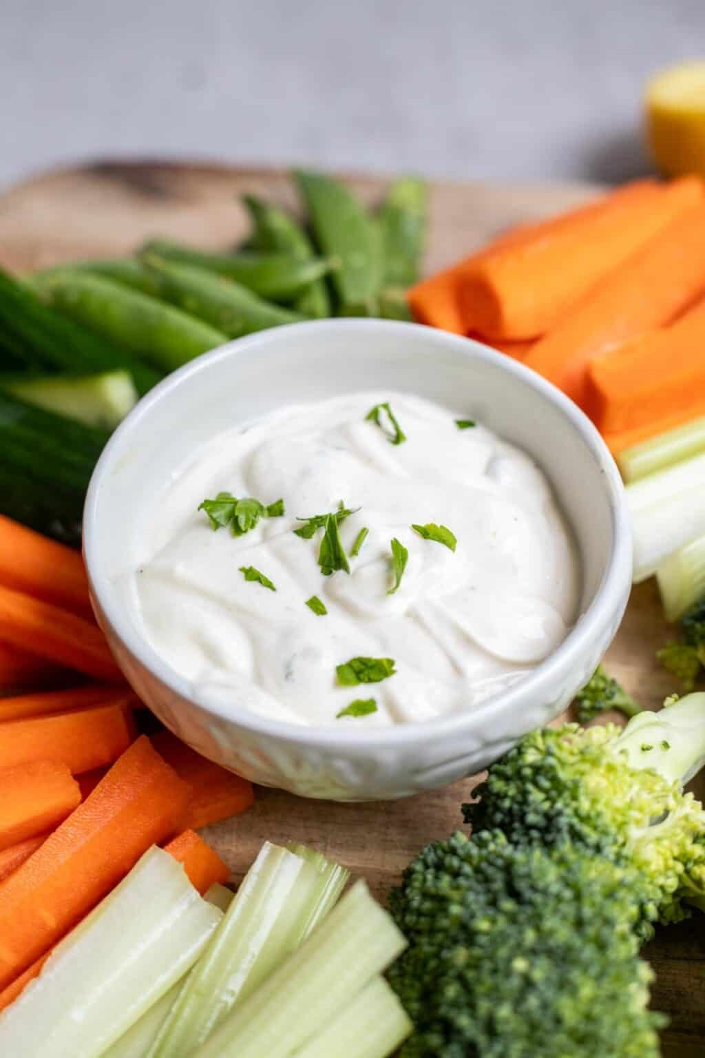 The Best Homemade Ranch Dip Recipe - Farmhouse on Boone