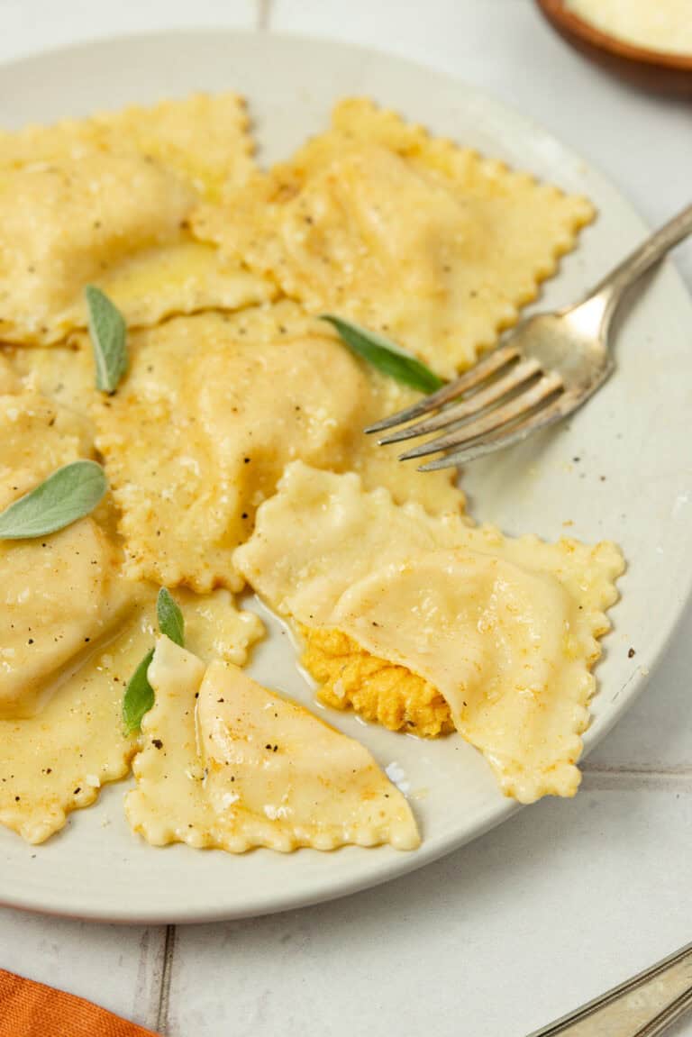 Homemade Butternut Squash Ravioli Recipe - Farmhouse on Boone