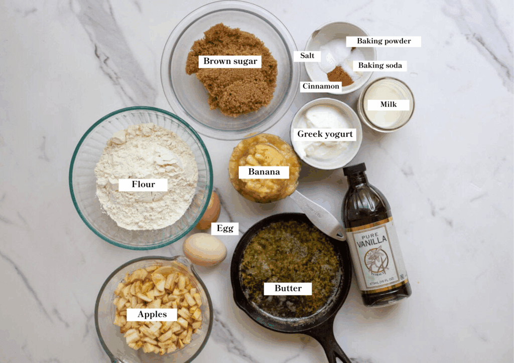 Healthy Apple And Banana Muffins Recipe - Farmhouse on Boone