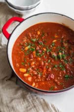 Best Ground Beef Chili - Farmhouse on Boone