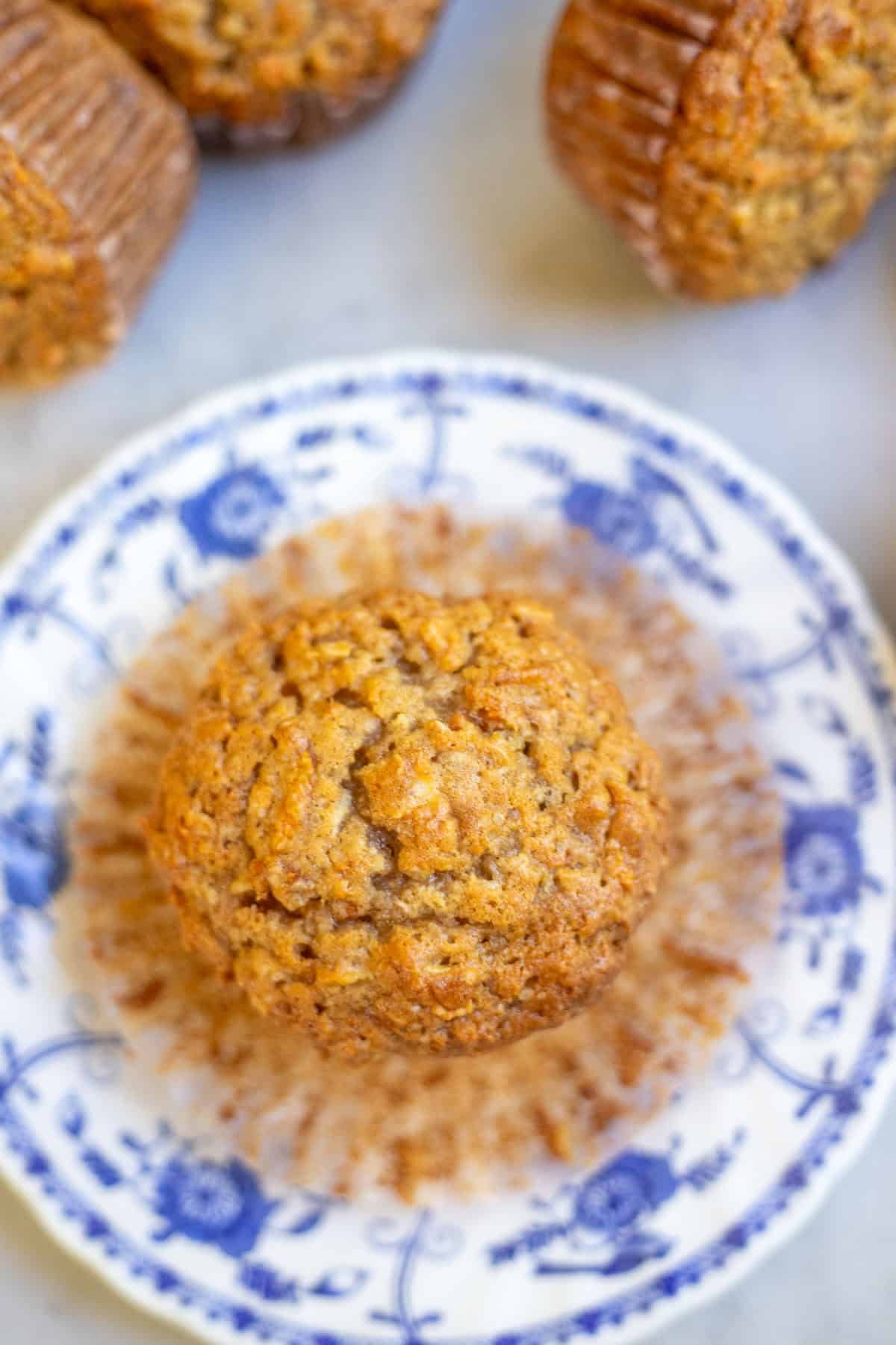 Apple and Carrot Muffins with Cinnamon and Oats - Farmhouse on Boone