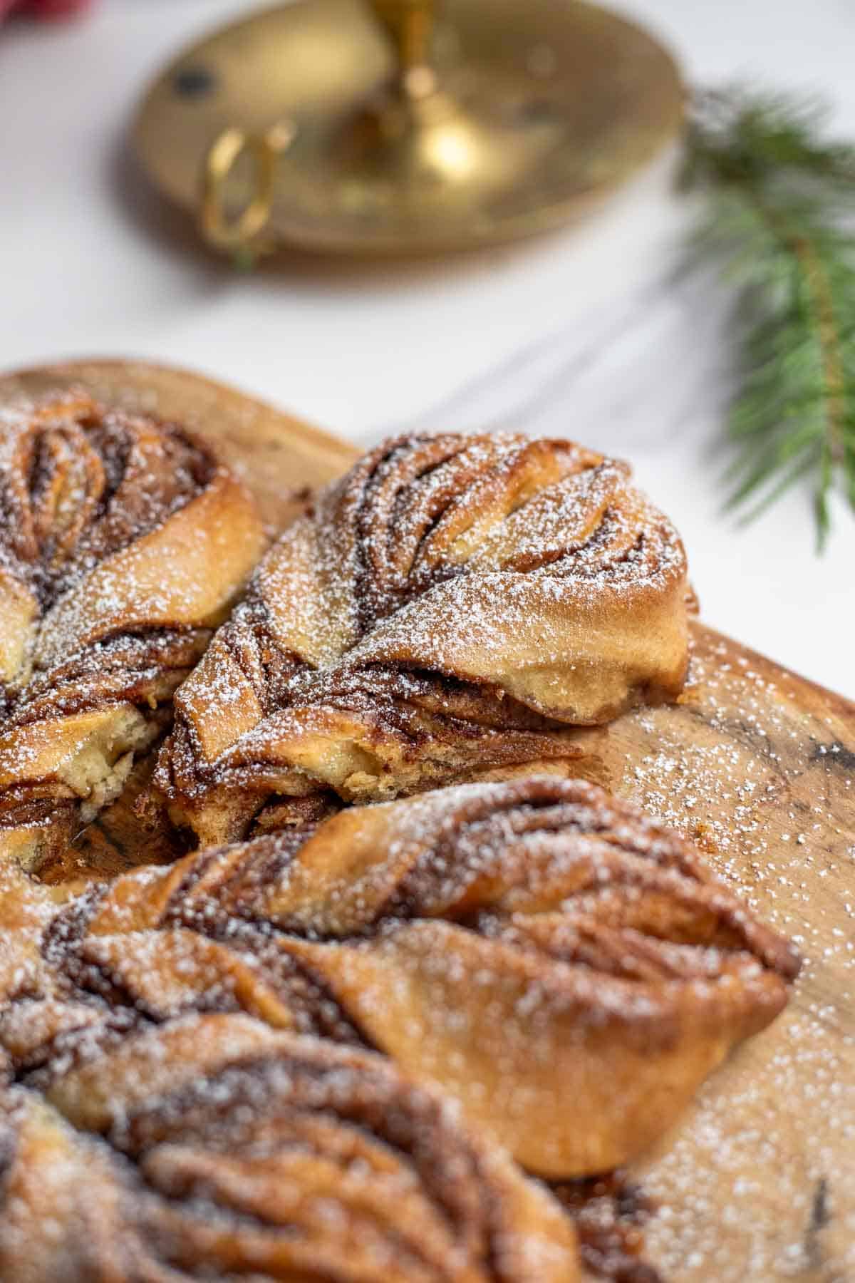 The Perfect Sourdough Cinnamon Star (Cinnamon Roll Dough)