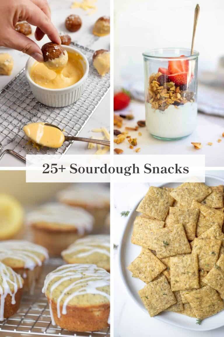 25+ Sourdough Snacks with Discard and Active Starter - Farmhouse on Boone