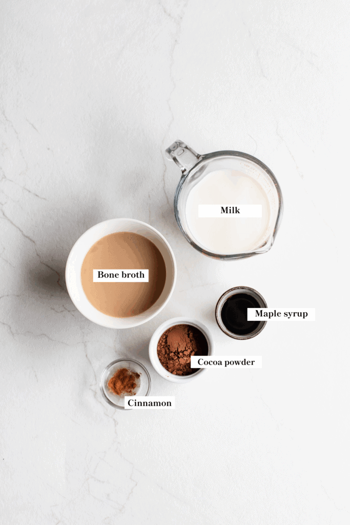 Gut-Healthy Bone Broth Hot Chocolate Recipe - Farmhouse on Boone