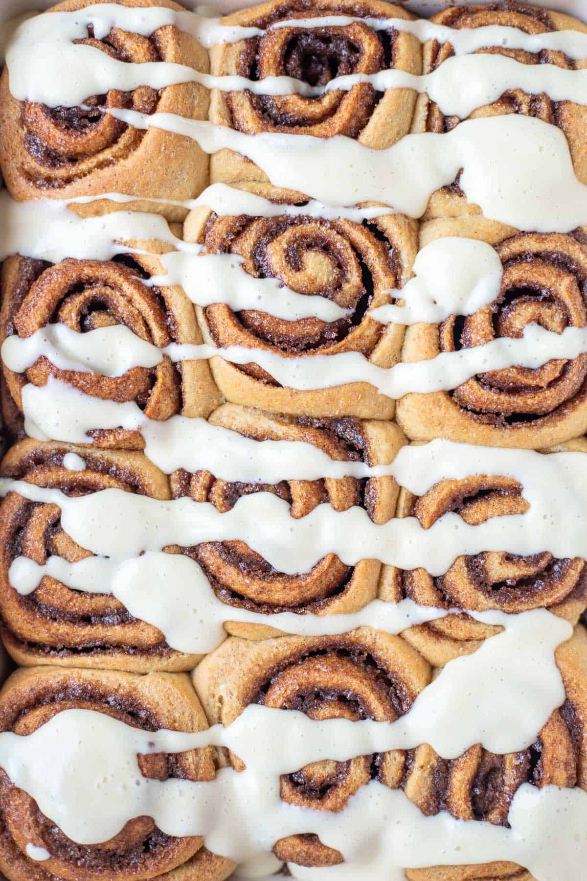 Whole Wheat Cinnamon Rolls With Freshly Milled Flour - Farmhouse on Boone