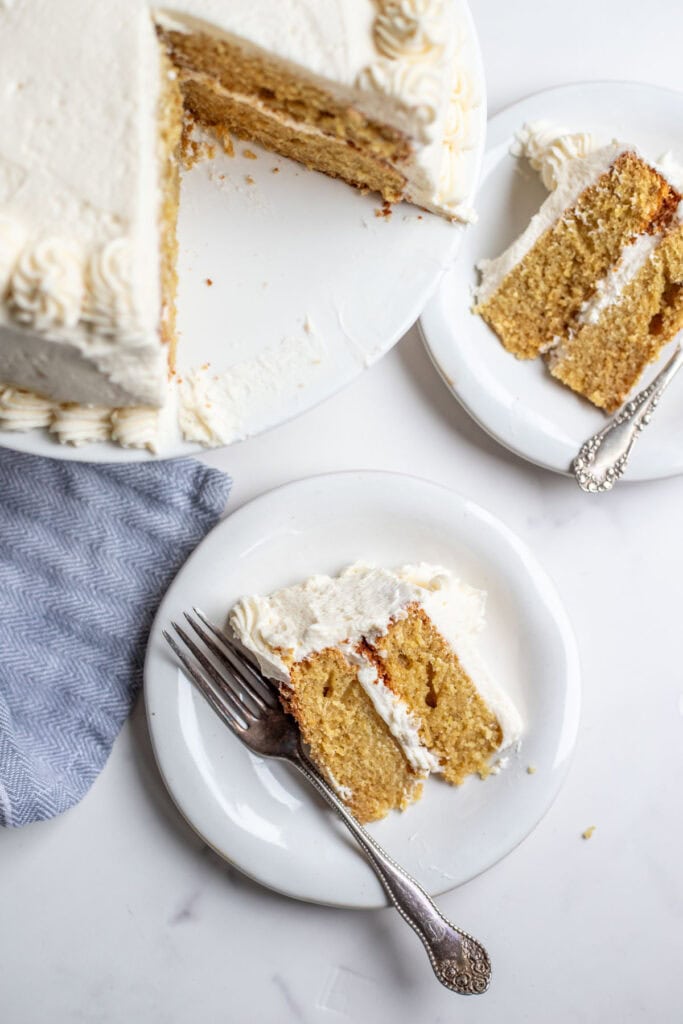 Whole Wheat Cake with Freshly Milled Flour - Farmhouse on Boone