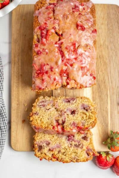 Sourdough Strawberry Quick Bread Recipe - Farmhouse on Boone